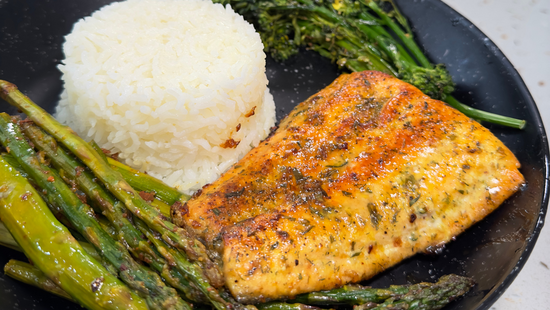 Honey Mustard Glazed Salmon – MOM CAVE FOOD
